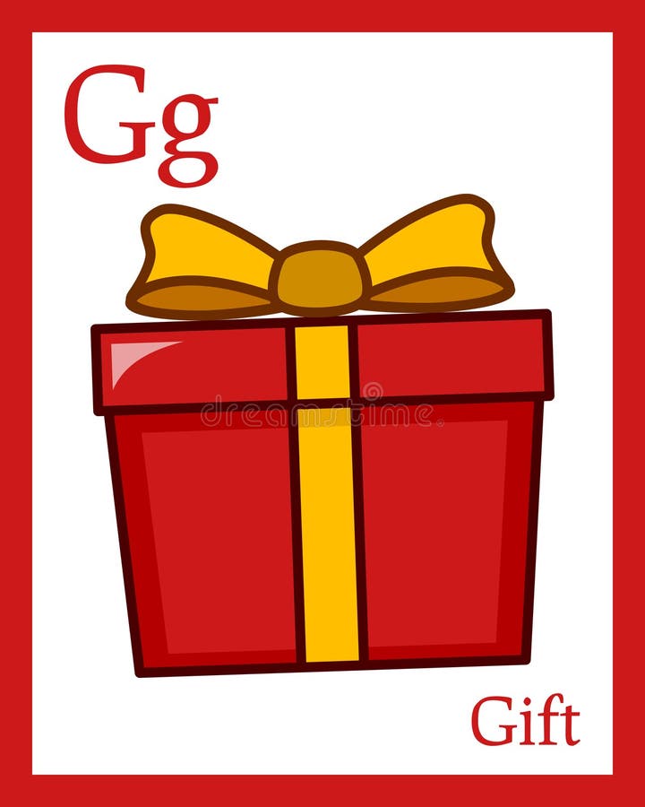 Learning the Alphabet Card - Gift Stock Vector - Illustration of school ...