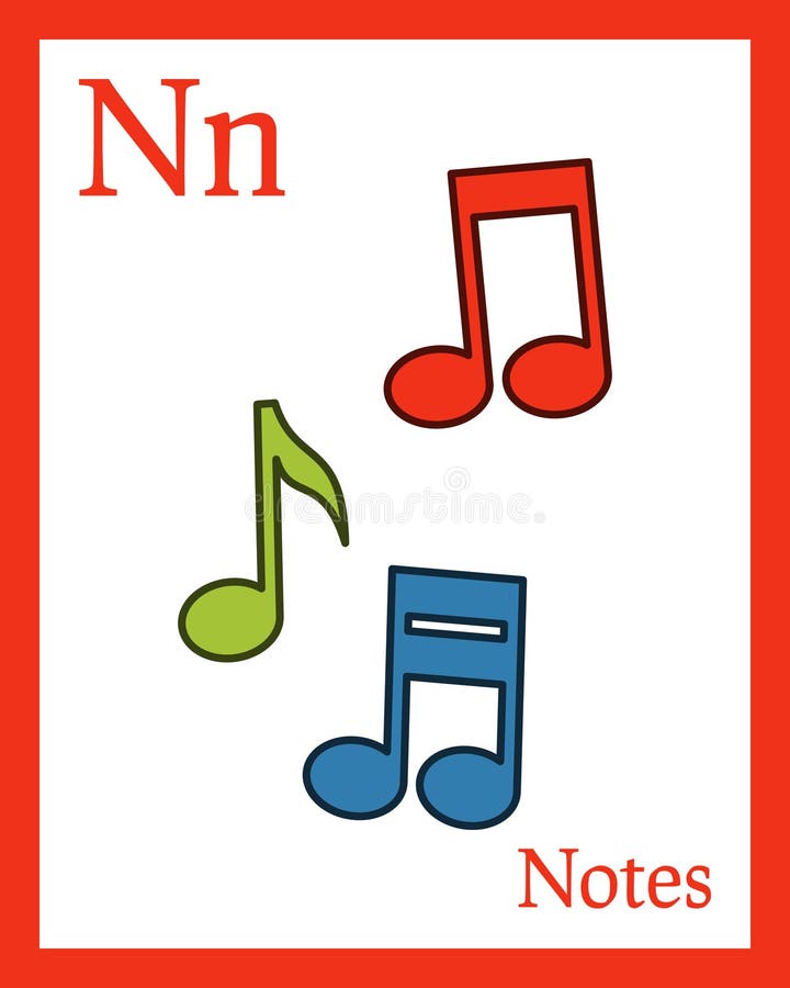 Music Notes Seamless Pattern Stock Vector - Illustration of black ...