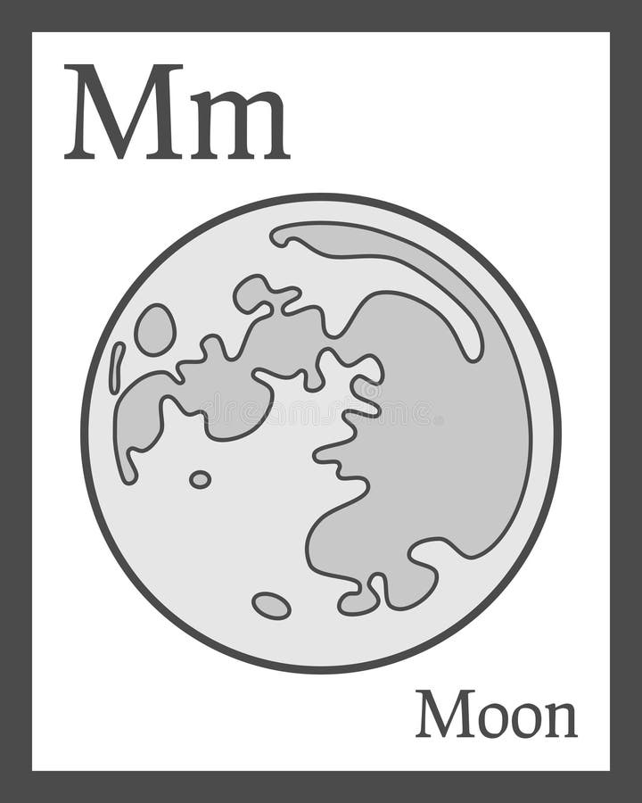 Alphabet M Moon Stock Illustrations – 112 Alphabet M Moon Stock ...