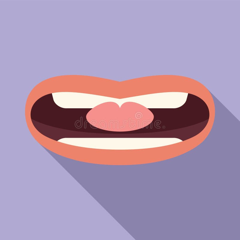 Learning Articulation Icon Flat Vector. Infancy Speech Stock Vector ...