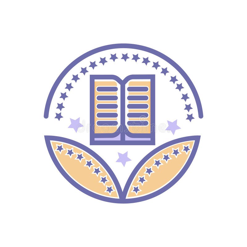 Learning Award Sign Symbol- Vector Education Sign Stock Illustration ...