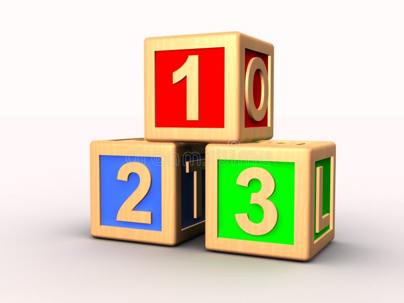 Learning blocks stock illustration. Illustration of colorful - 15921827