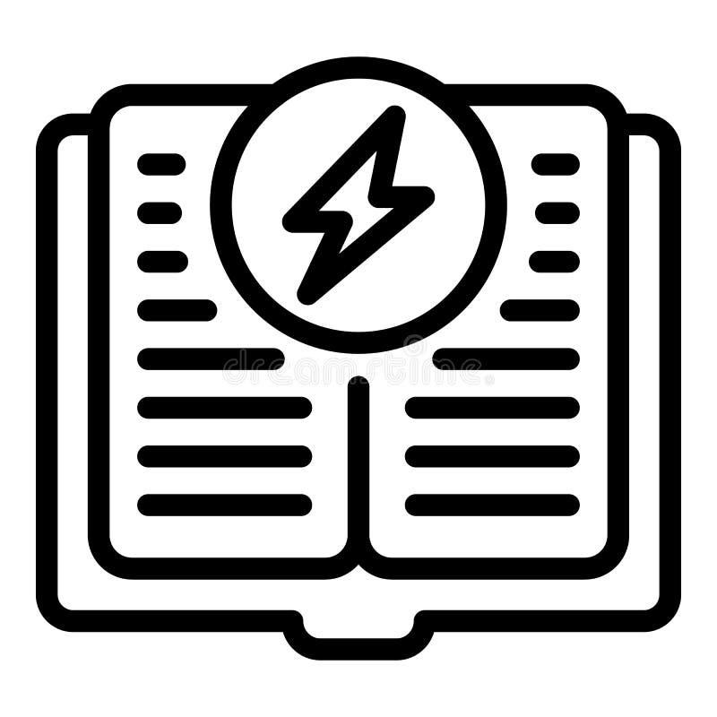 Learning Book Icon Outline Vector. School Education Stock Illustration ...