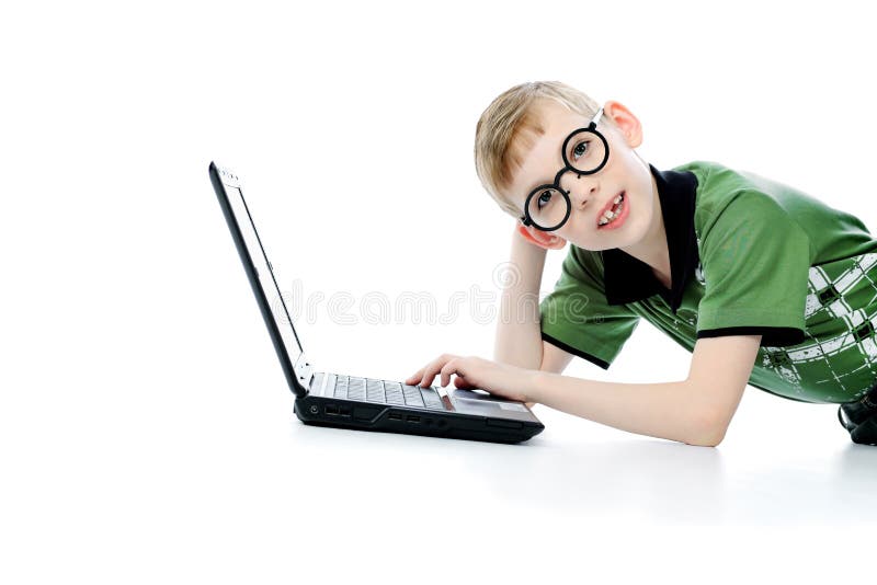 Learning boy stock image. Image of caucasian, studying - 14619133