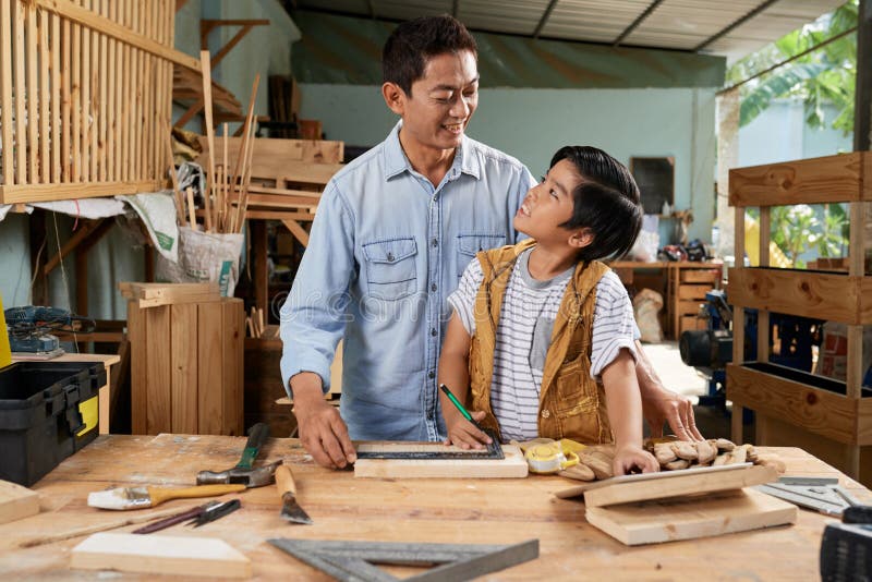 Learning carpentry stock photo. Image of child, computer - 120529198