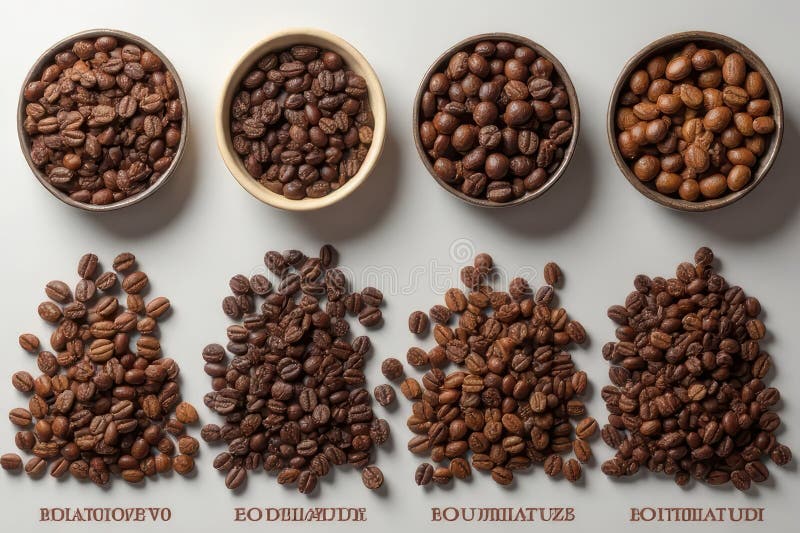 Coffee Visual Journey: Exploring Its Creation Process Stock ...
