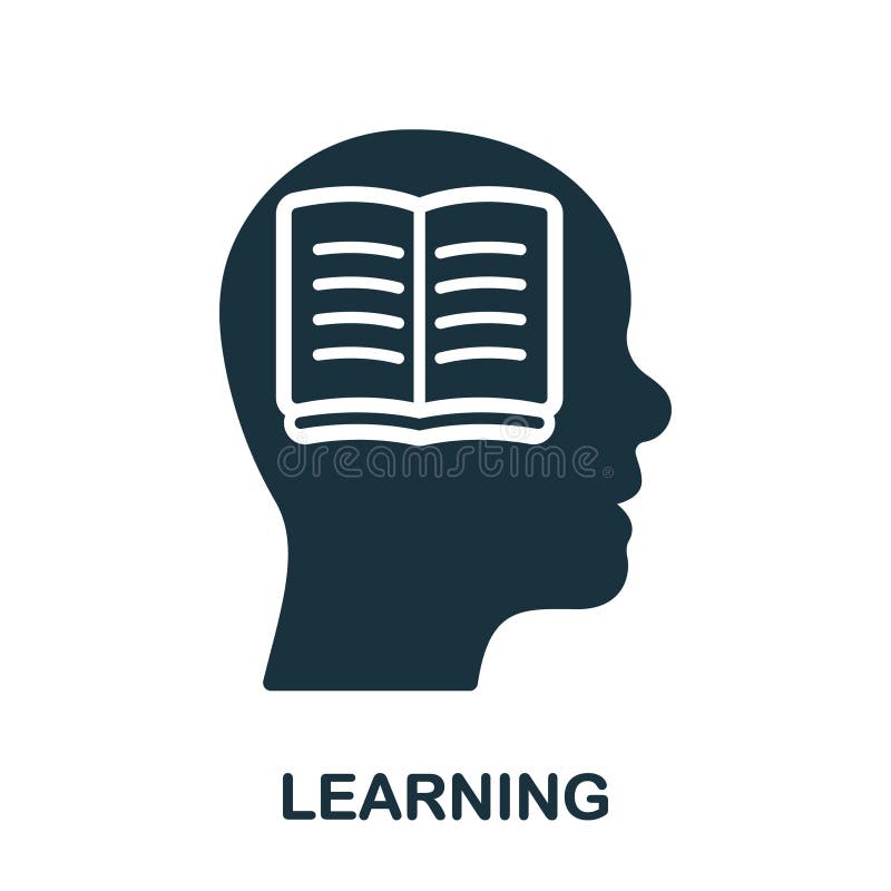 Learning, Cognition, Wisdom, Idea, Knowledge, Education Silhouette Icon ...
