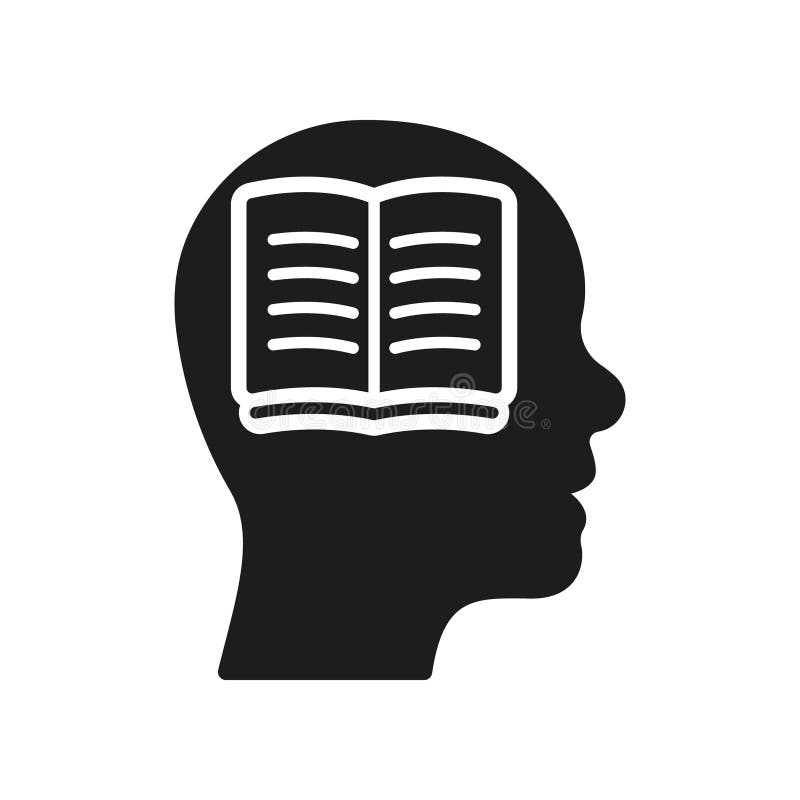 Learning, Cognition, Wisdom, Idea, Knowledge, Education Silhouette Icon ...
