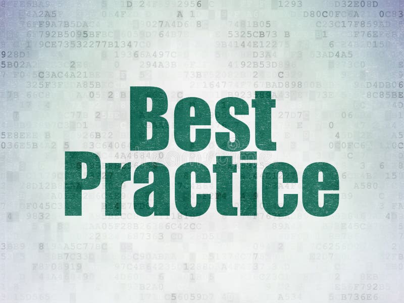Learning Concept: Best Practice on Digital Data Paper Background Stock ...
