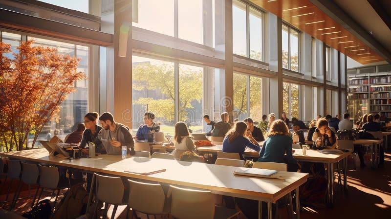 Learning course library stock illustration. Illustration of workshops ...