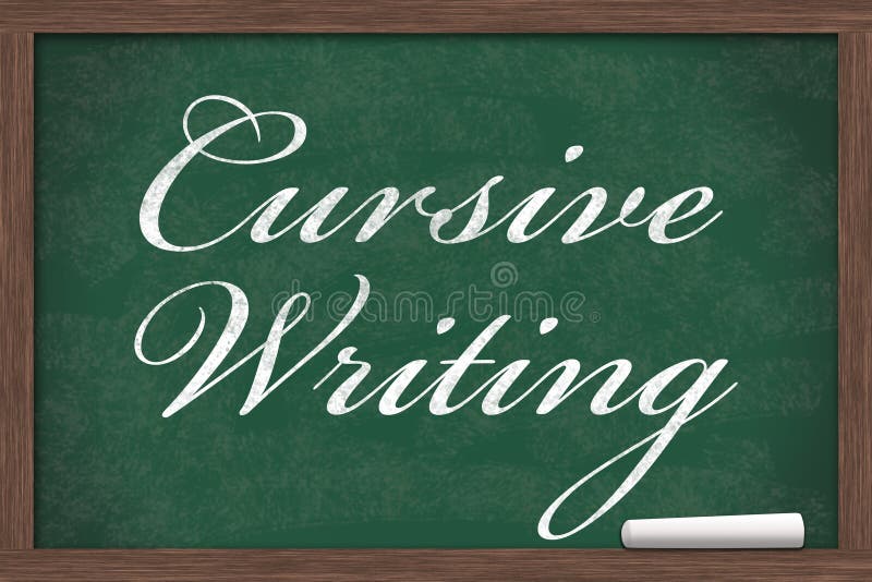 Cursive Handwriting Clipart