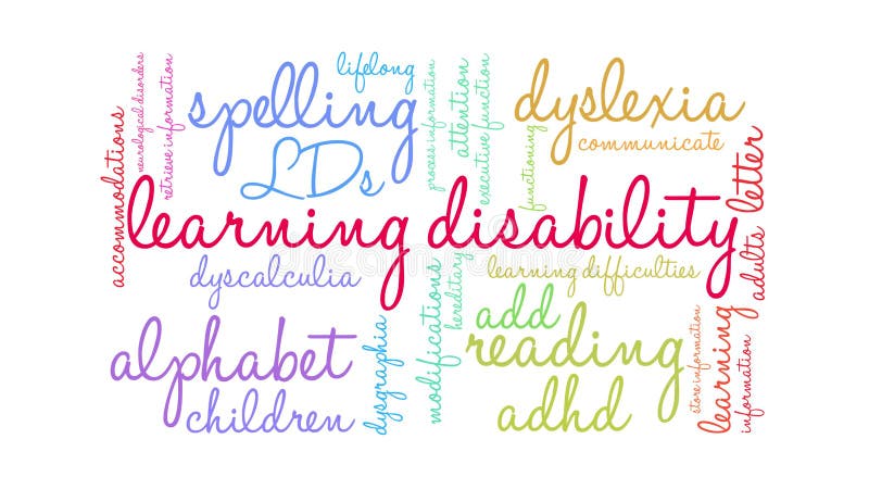 Learning Disability Animated Word Cloud Stock Video - Video of letter ...