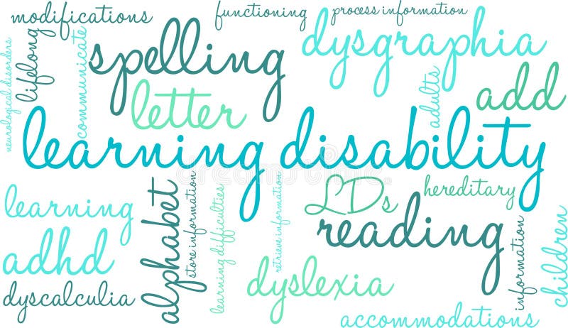 Learning Disability Word Cloud Stock Illustrations – 657 Learning ...