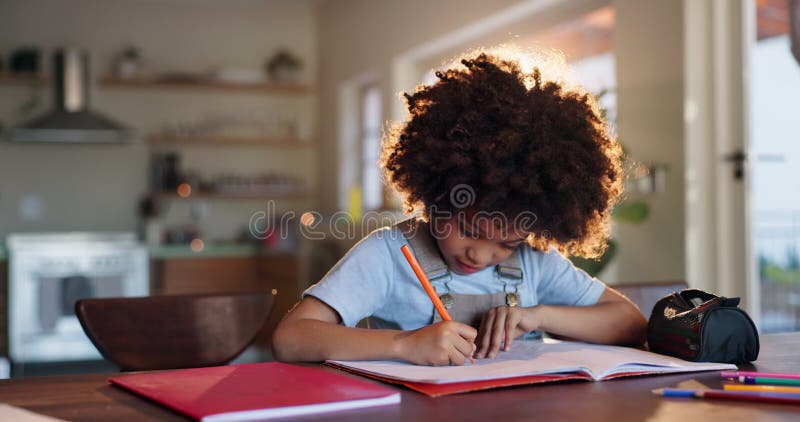 Learning, Drawing and Child in Home School for Education, Knowledge or ...