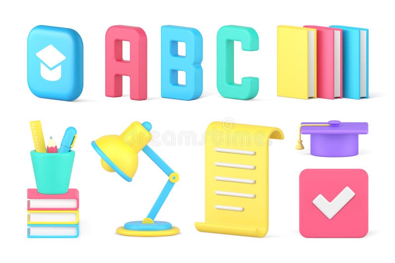 Learning Education Class Book Reading Abc Alphabet Letter Graduation ...