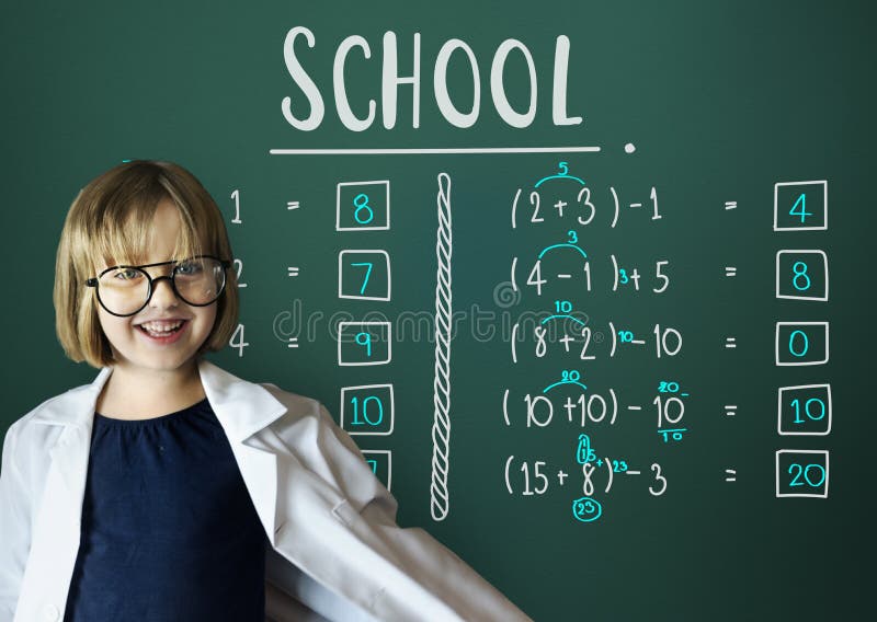 Learning Education Mathematics Calculation Teaching Concept Stock Image ...