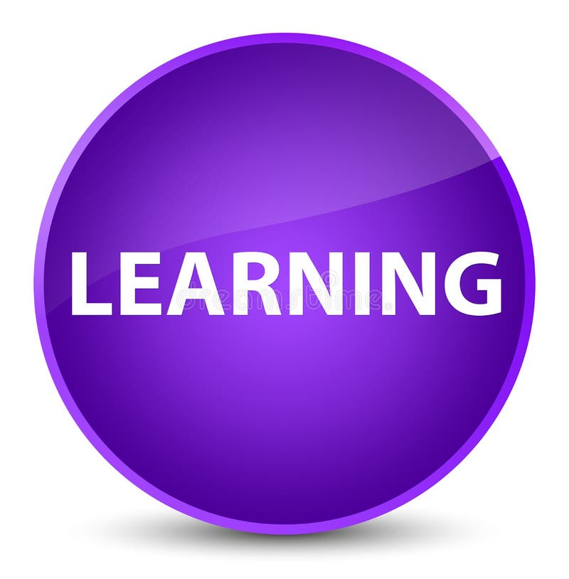 Learning Elegant Purple Round Button Stock Illustrations – 4 Learning ...