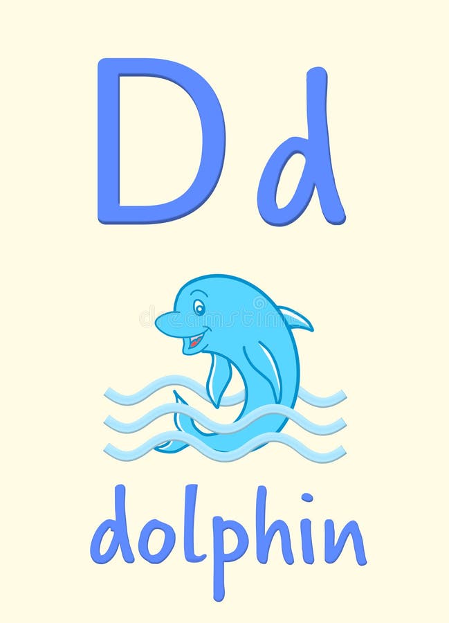 Letter D Dolphin Stock Illustrations – 139 Letter D Dolphin Stock ...