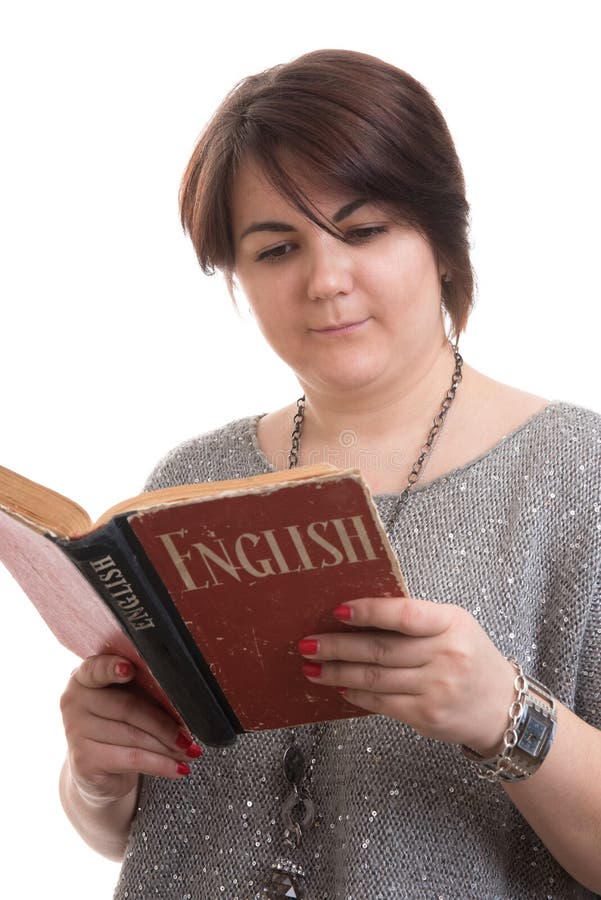 Learning English stock image. Image of attractive, young - 52416513