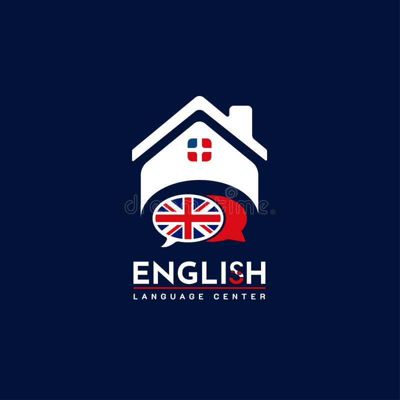 Learning English Language Class Logo. Language Exchange Program, Forum ...