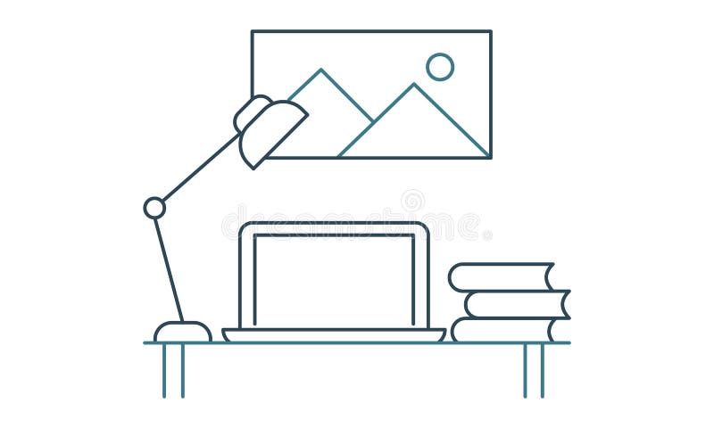 Learning Environment Icon. Premium Quality Graphic Design Icon. Stock ...