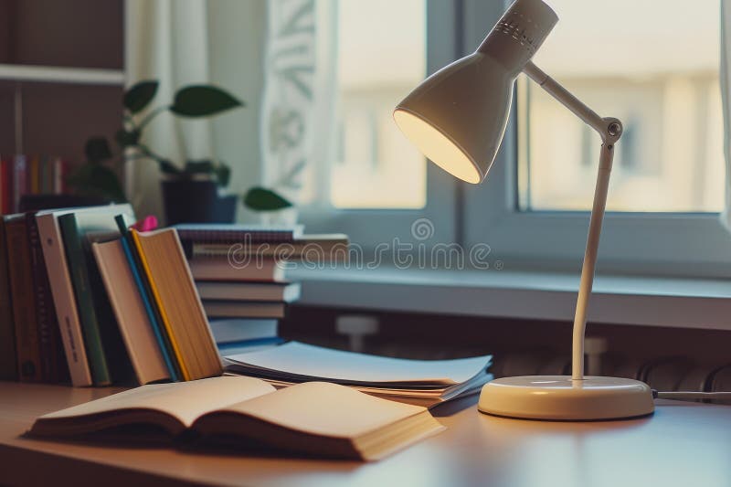 Learning Environment: Organized Student Workspace. Stock Illustration ...