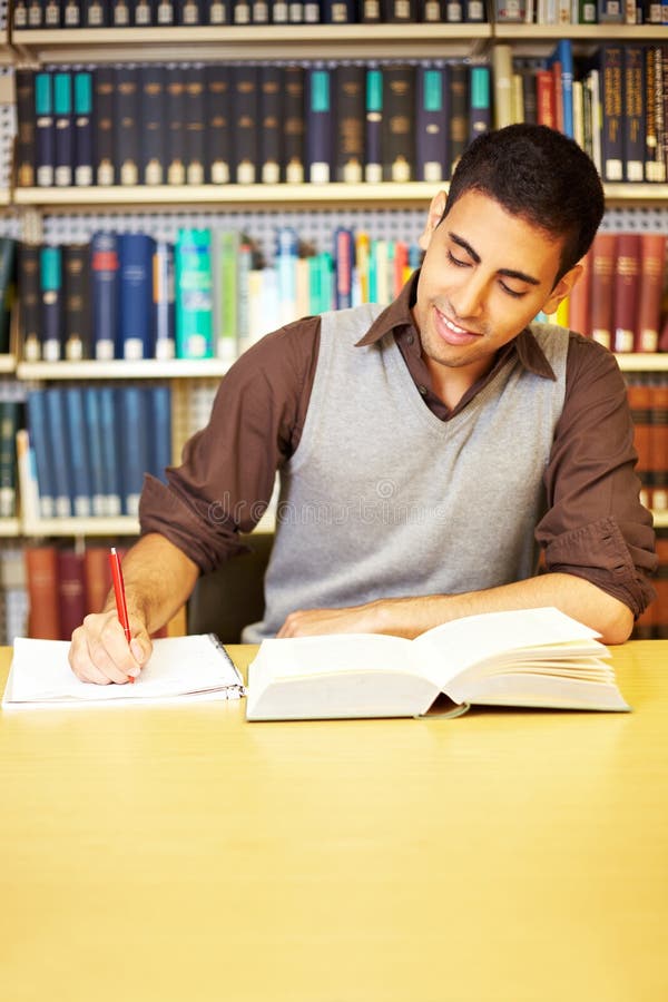 Learning for exams stock image. Image of library, pupil - 11850971
