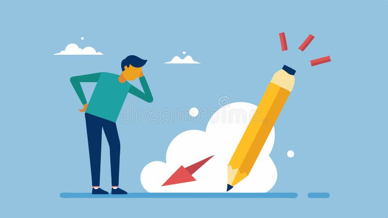 Learning from Failure a Figure Examining a Broken Pencil and Making ...