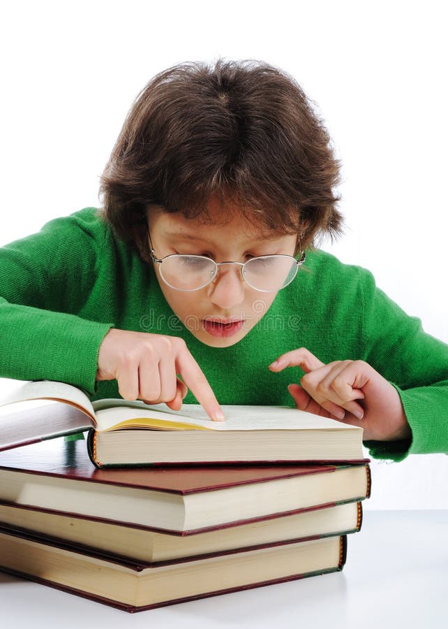 Learning, girl stock image. Image of reading, book, caucasian - 13048347