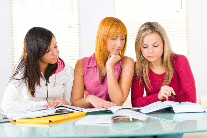 Learning girls stock photo. Image of lifestyle, culture - 8920236