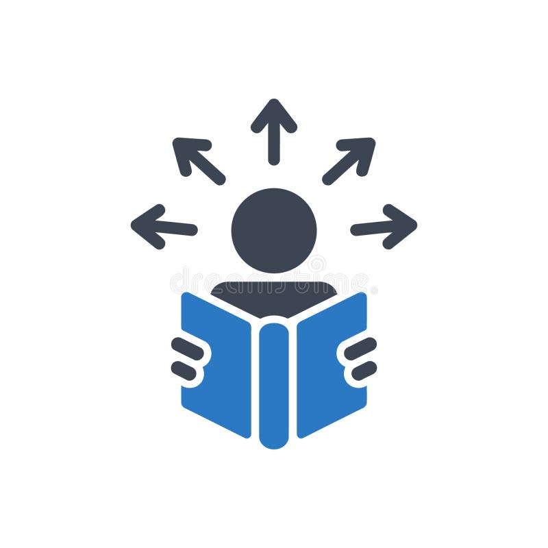 Learning Growth Icon stock vector. Illustration of development - 361728544