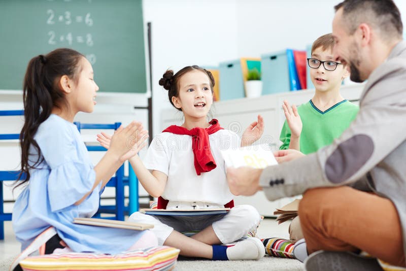Learning by heart stock image. Image of teacher, enjoying - 108206909