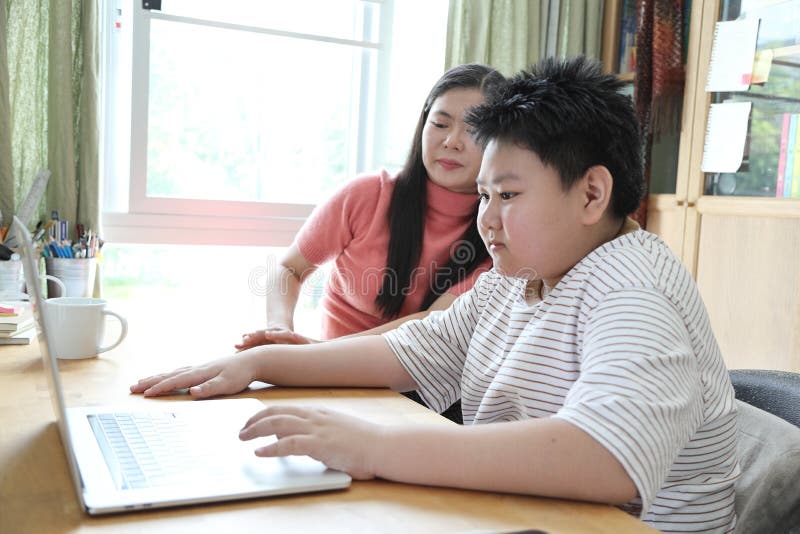 Learning at Home stock photo. Image of childhood, study - 254496068