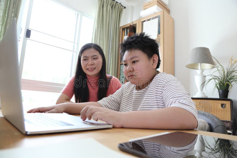 Learning at Home stock photo. Image of education, indoor - 254496186