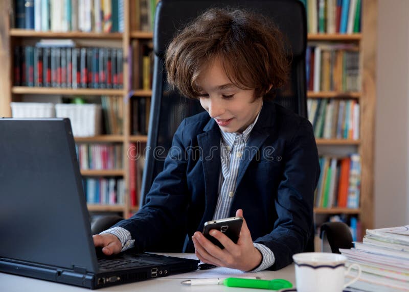Learning at Home, Online Learning, Self Quarantine Concept. Children ...