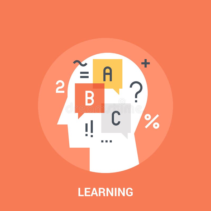 Learning icon concept stock vector. Illustration of emotions - 85582092