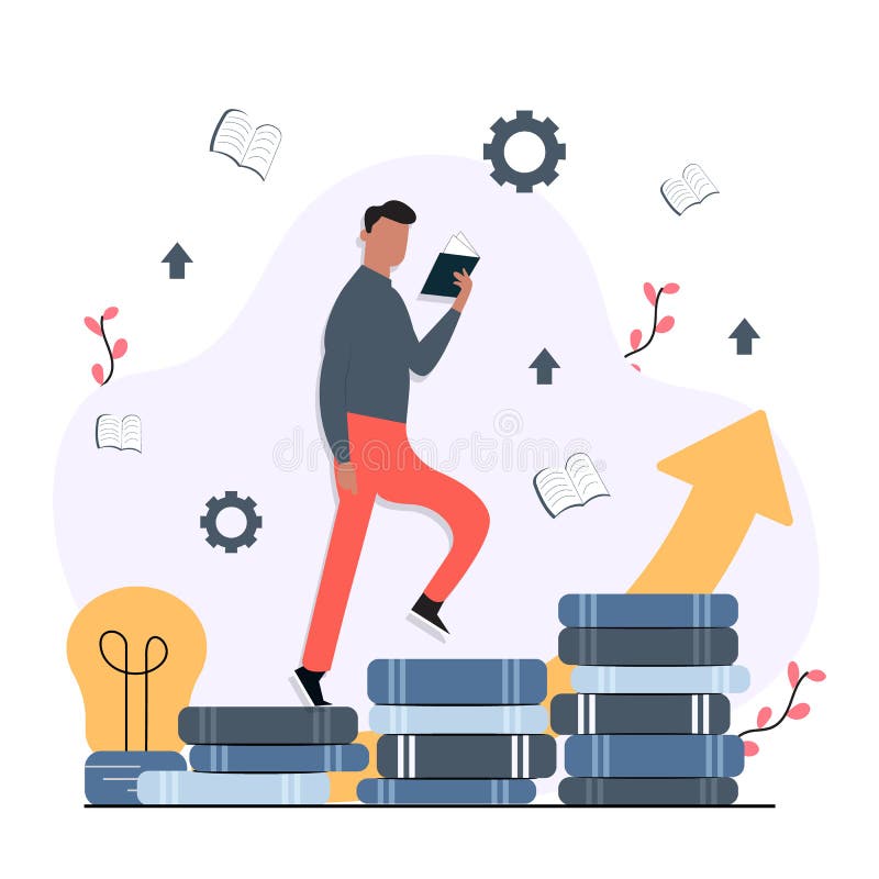 Learning illustration stock vector. Illustration of business - 209501175