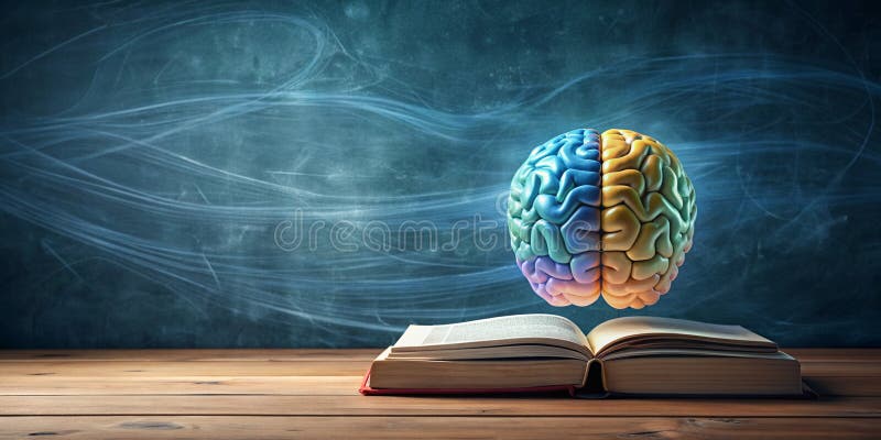 Learning and Intelligence Concept Art Creative AI Stock Illustration ...