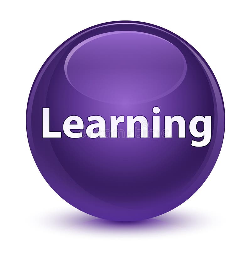Learning Glassy Purple Round Button Stock Illustrations – 6 Learning ...