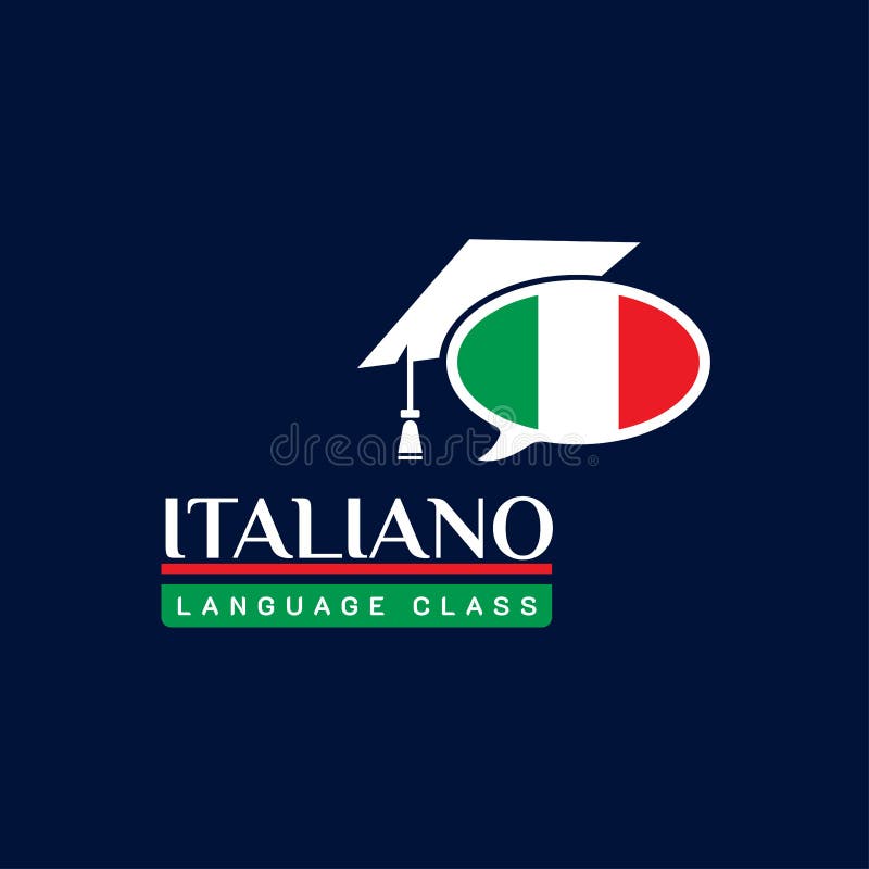 Learning Italian Language Class Logo. Language Exchange Program, Forum ...