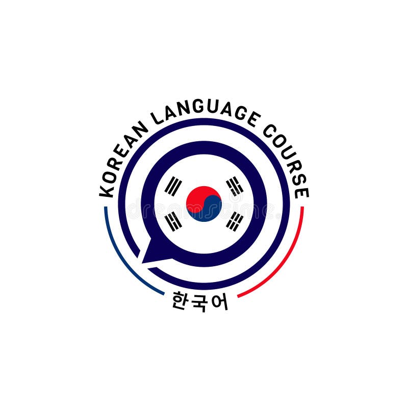 Learning Korean Language Course Logo. Language Exchange Program, Forum ...