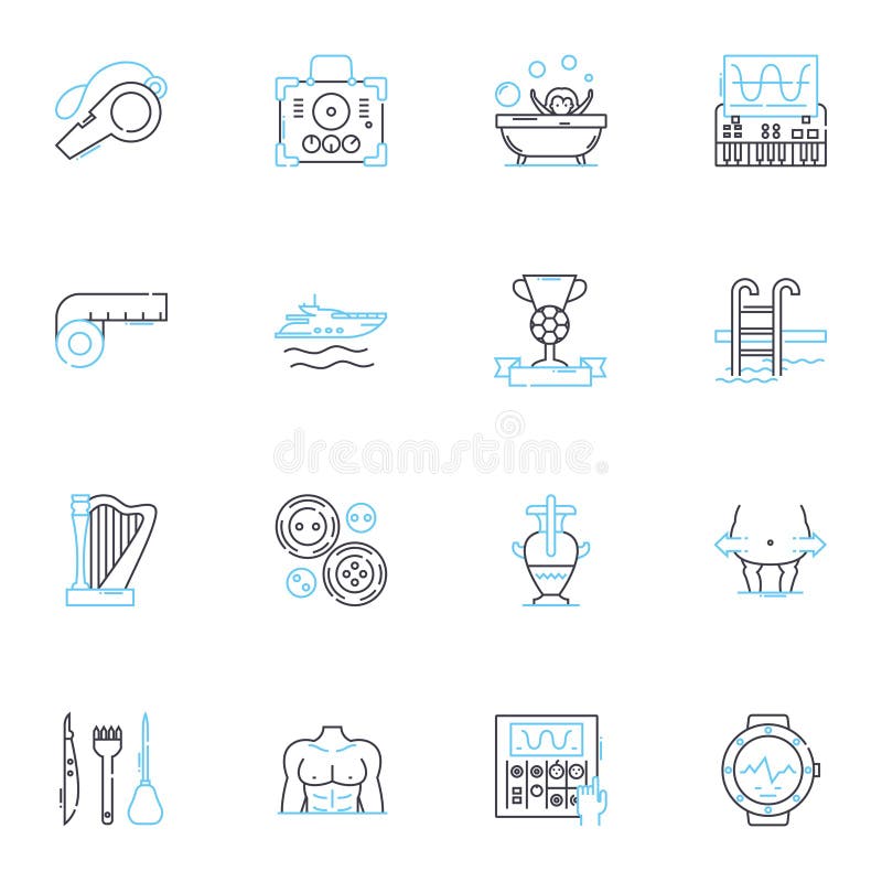 Learning Labs Linear Icons Set. Collaboration, Innovation, Creativity ...