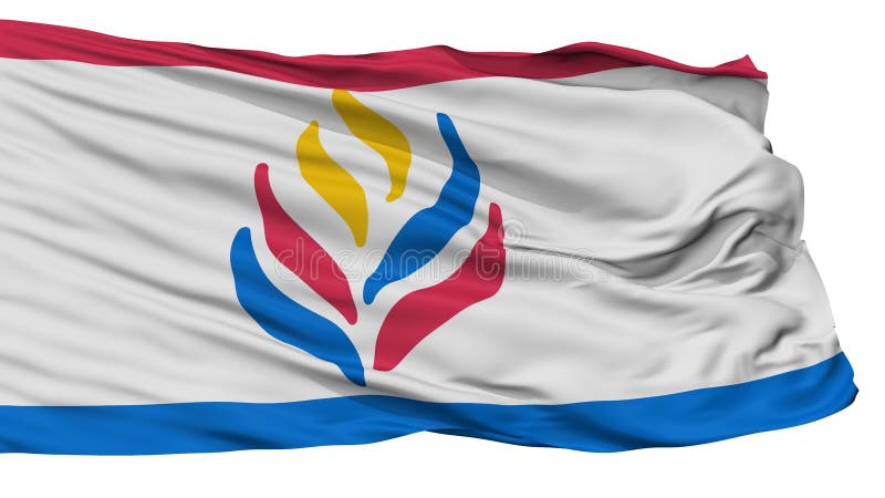 Learning and Lib Flag, Isolated on White Stock Illustration ...