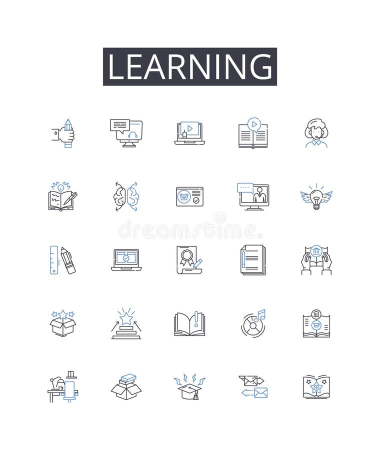 Learning Line Icons Collection. Automation, Precision, Innovation ...