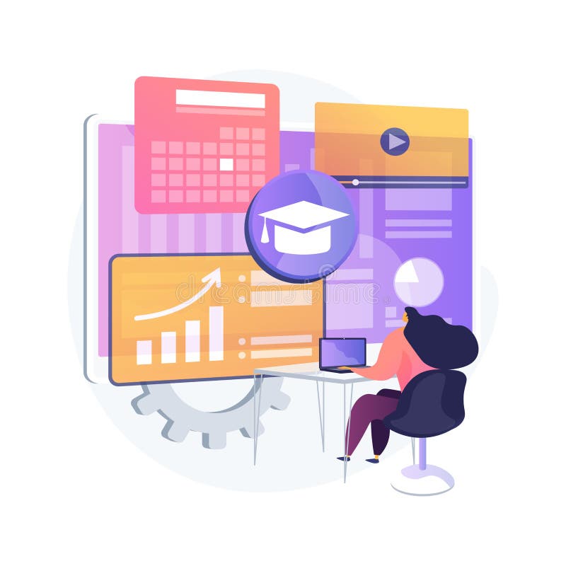 Learning Management System Abstract Concept Vector Illustration Stock ...