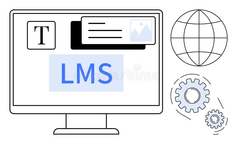 Text Learning Management System Stock Illustrations – 2,119 Text ...