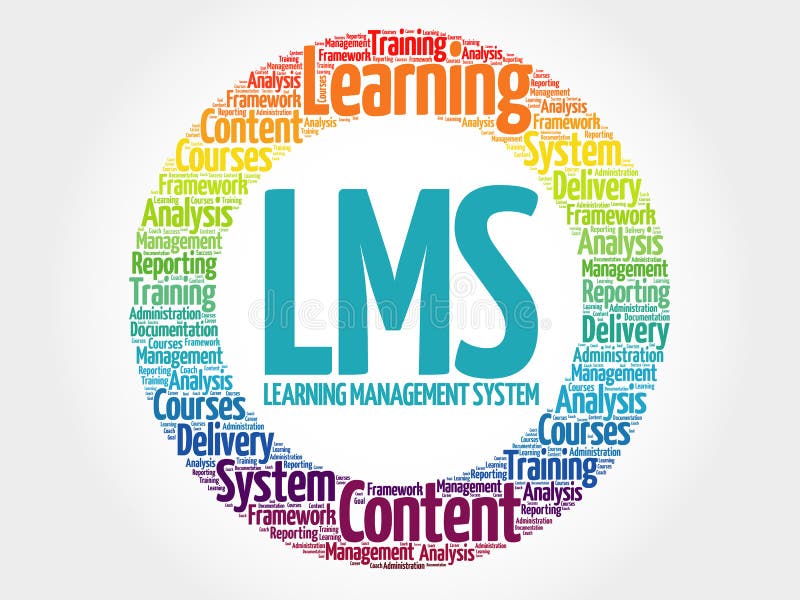 Learning Management System stock illustration. Illustration of ...
