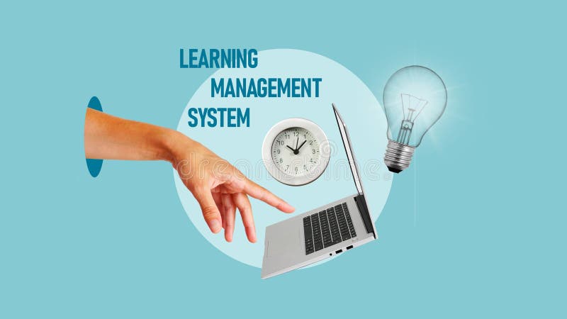 Learning Management System LMS the Educational Concept Stock ...