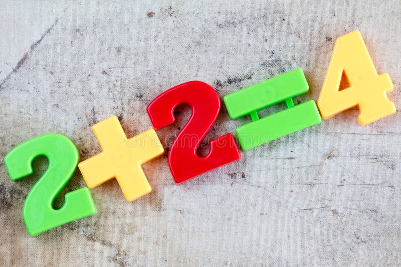 Learning math calculation stock photo. Image of numbers - 68324832