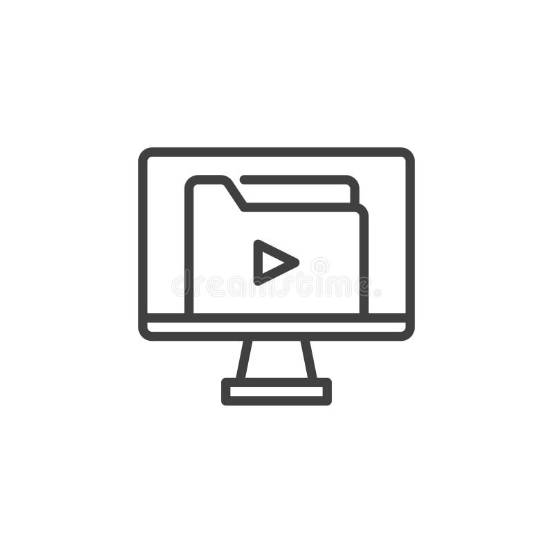 Learning Module line icon stock illustration. Illustration of module ...